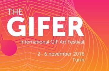 Awards evening for theGIFER - International GIF Art Festival. Screening ...